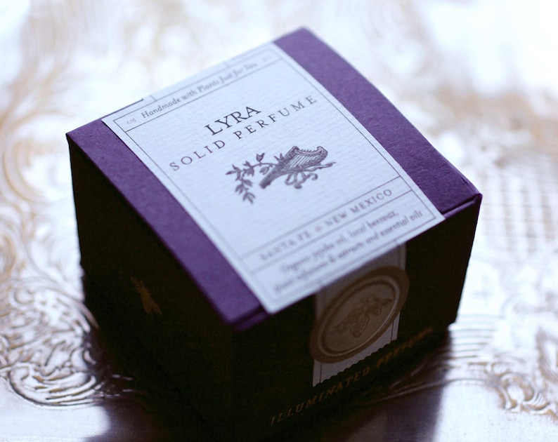 Lyra Botanical Natural Solid Perfume – Jasmine, Ylang Ylang, Vanilla ...