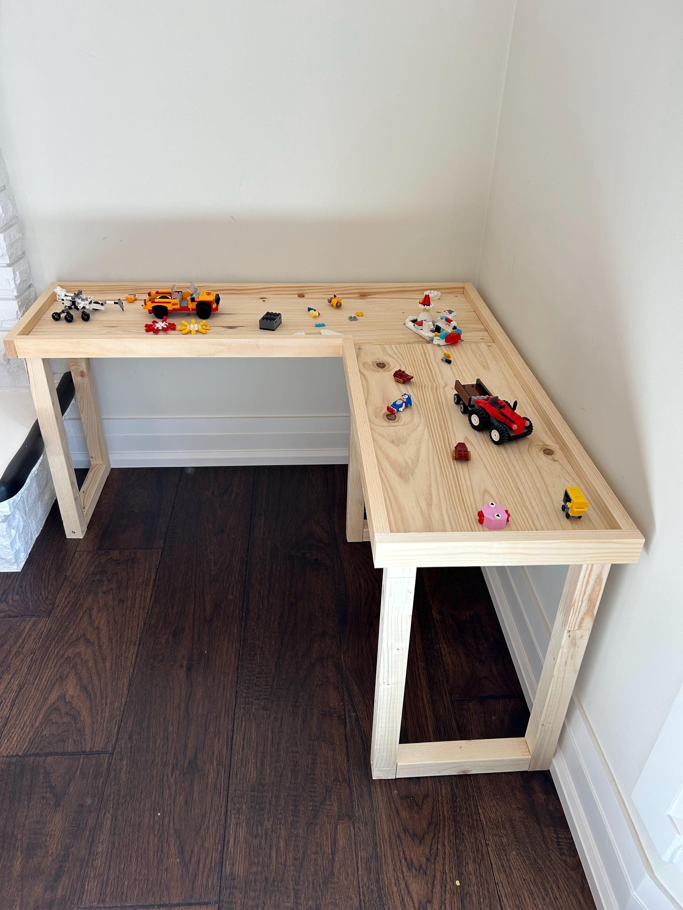 Kids Table Digital Plans Build Your Own Play Table DIY Building Brick ...