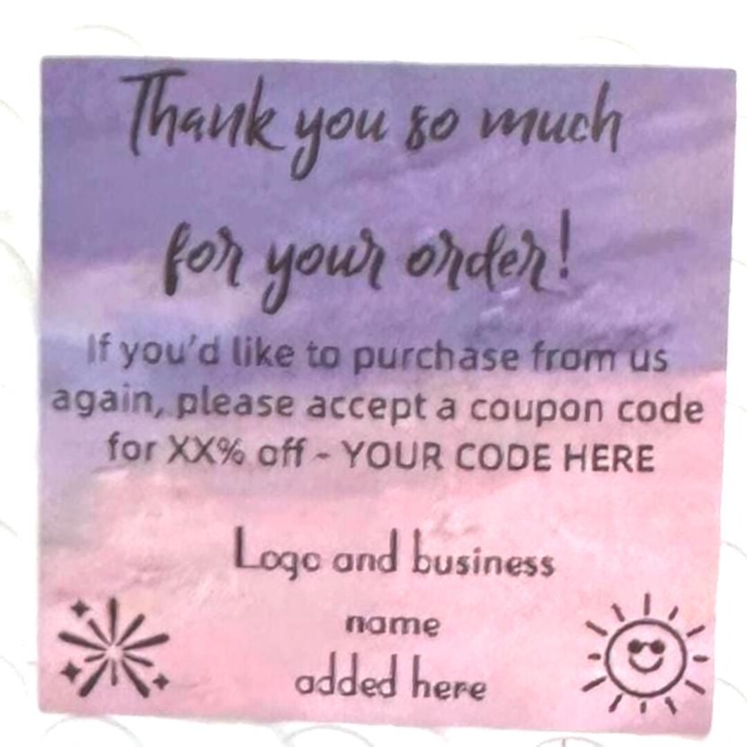 Custom 2 Inch Square Stickers Waterproof Thermal Labels for Business - Etsy