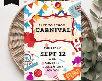 End of Summer Back to School Party Invite Pool Party Printable Editable ...