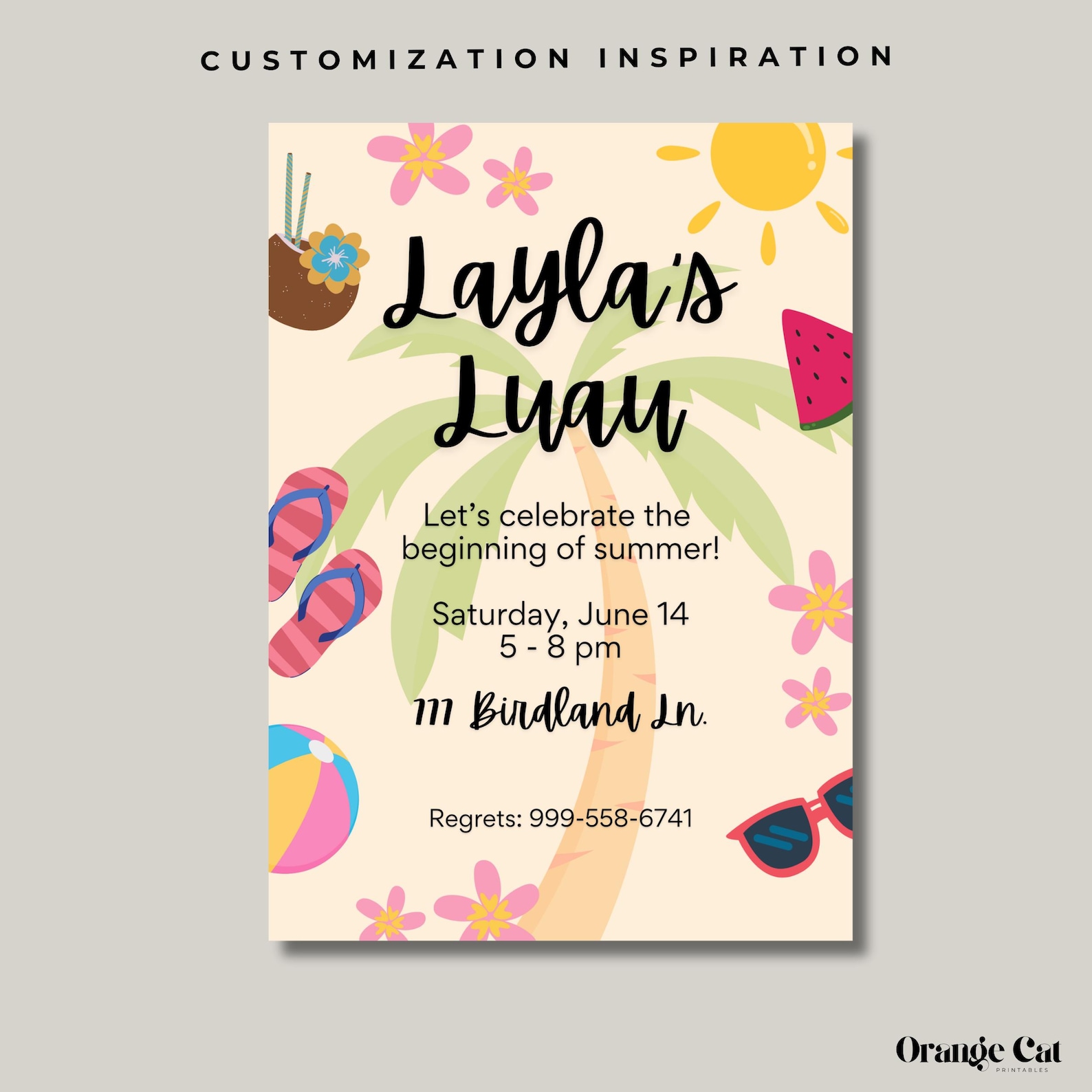 End of Summer Back to School Party Invite Pool Party Printable Editable ...