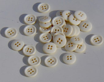 Cream Buttons - Etsy