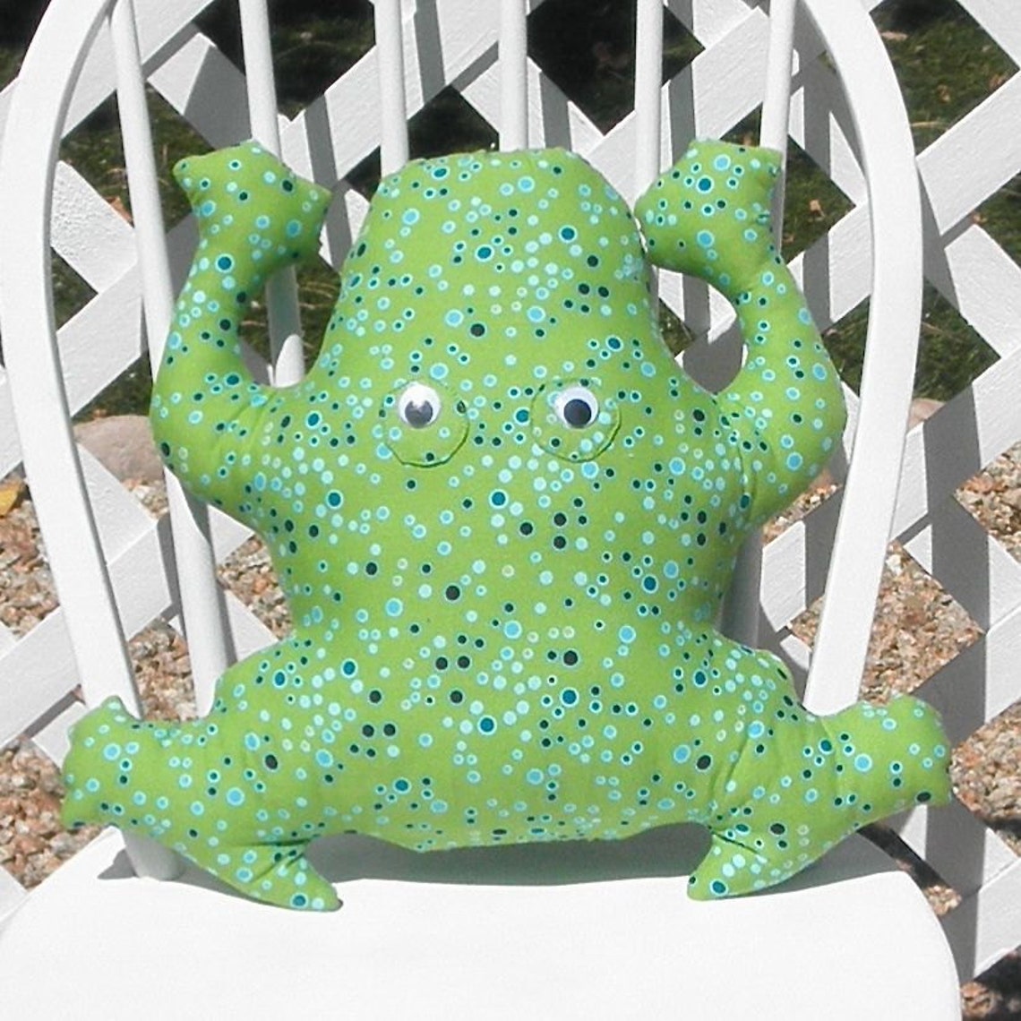 Frog Lime Green Cotton Pillow Adult Toy Stuffed Animal - Etsy