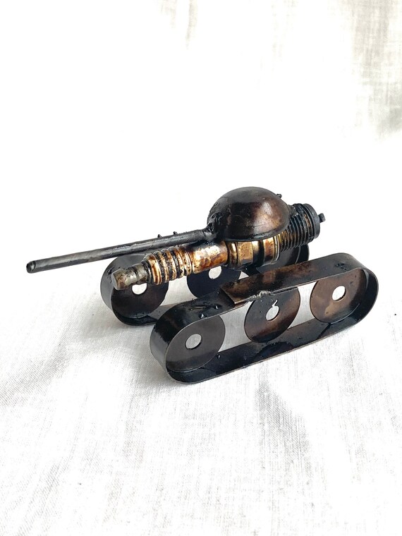 Metal Tank Spark Plug Sculpture Decoration Paperweight 4.5 L | Etsy