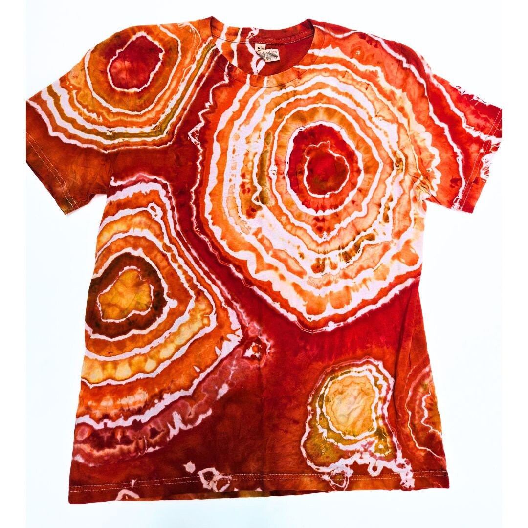 Big Red Machine Geode Tie Dye Short Sleeve Shirt Ice Dye - Etsy