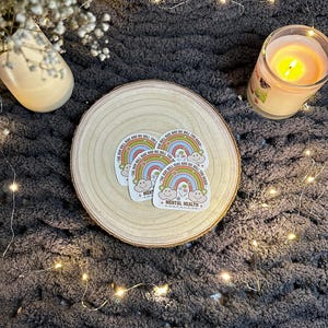 Mental Health Awareness Rainbow Sticker Inspirational Vinyl Sticker ...