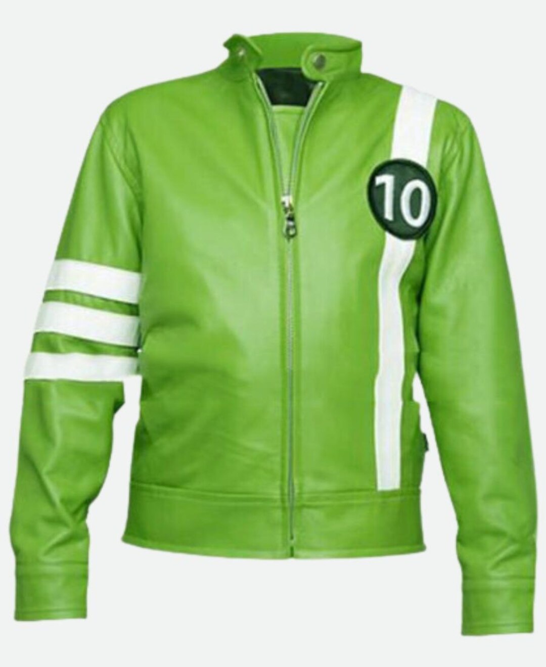 Handmade Ben 10 Leather Jacket, Ben Tennyson Alien Swarm Superhero Ryan ...