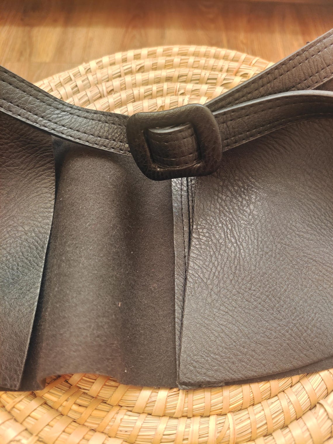 Very Wide Leather Black Basque Belt - Unique & Rare - Etsy
