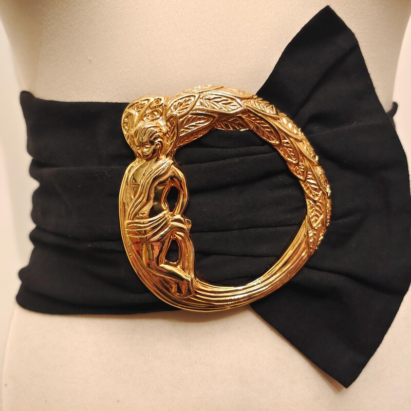 Wide Fabric Belt - Etsy