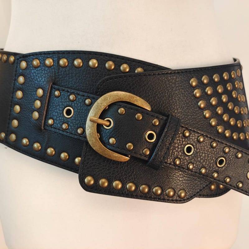Studded Belt - Etsy