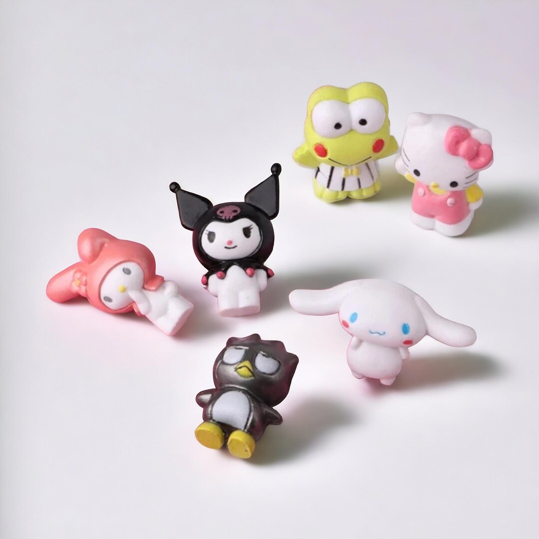 6-pack Cartoon Cake Toppers – Cute Birthday Cake Decorations for Kids ...