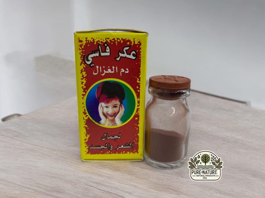 Pure Moroccan Akker Fassi Powder for Natural Beauty 100% Organic and ...