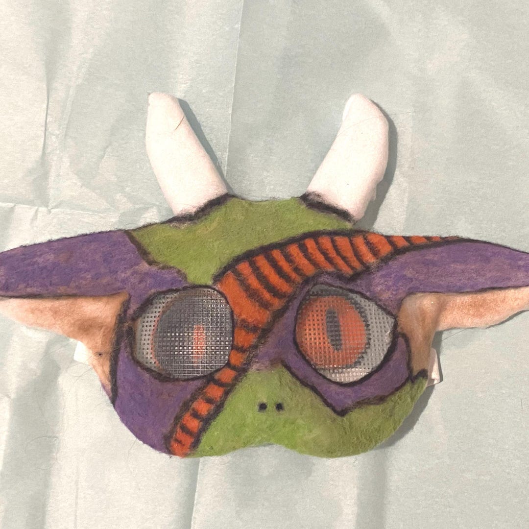 Therian, Furry and Alterhuman Dragon Mask >.