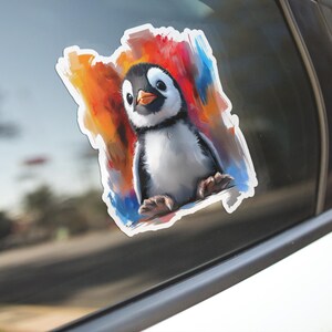 Adorable Penguin Vinyl Decal for Laptops and Notebooks - Etsy
