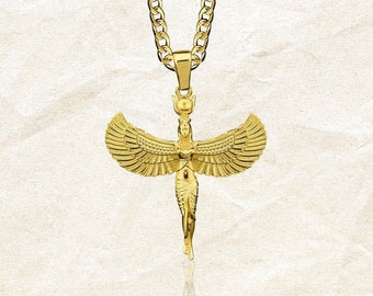Isis Pendant Gold - Etsy