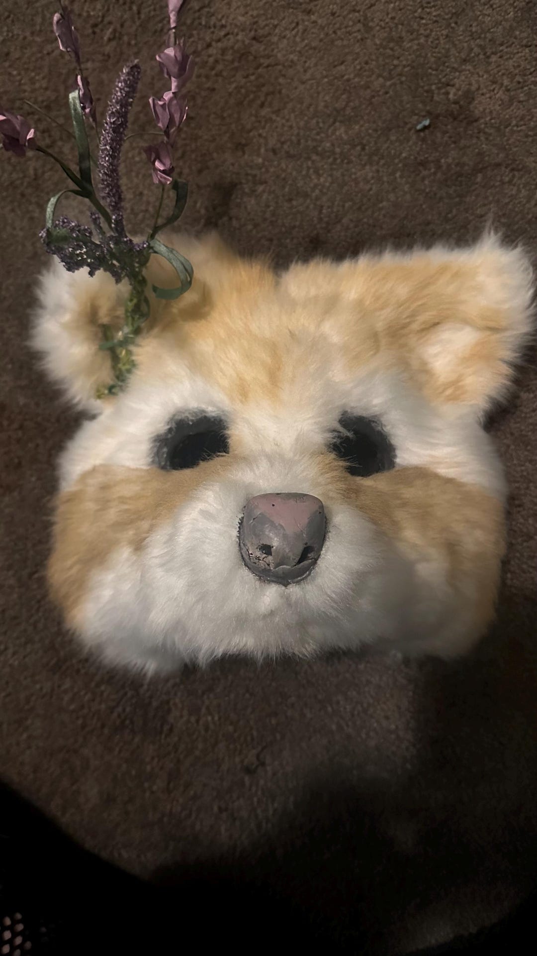 Handmade Blonde Raccoon Mask Tail - Etsy