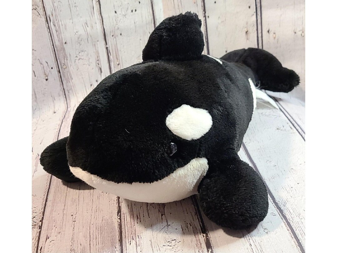 15 Sea World Shamu Orca Plush Killer Whale Kohls Cares Stuffed Animal ...