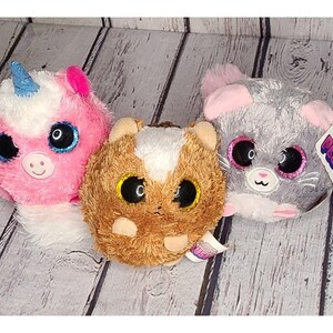 5 Lot Amazing Squishee Chipmunk Unicorn Mouse Plush Stuffed Animal Glitter Eyes - Etsy