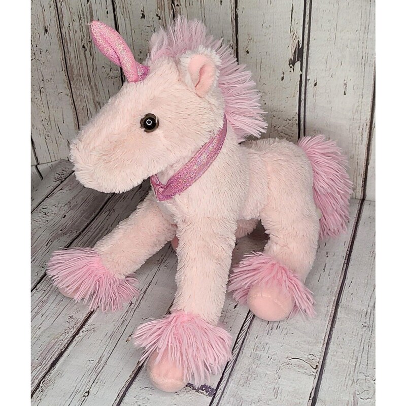 Fluffy Plush Unicorn - Etsy