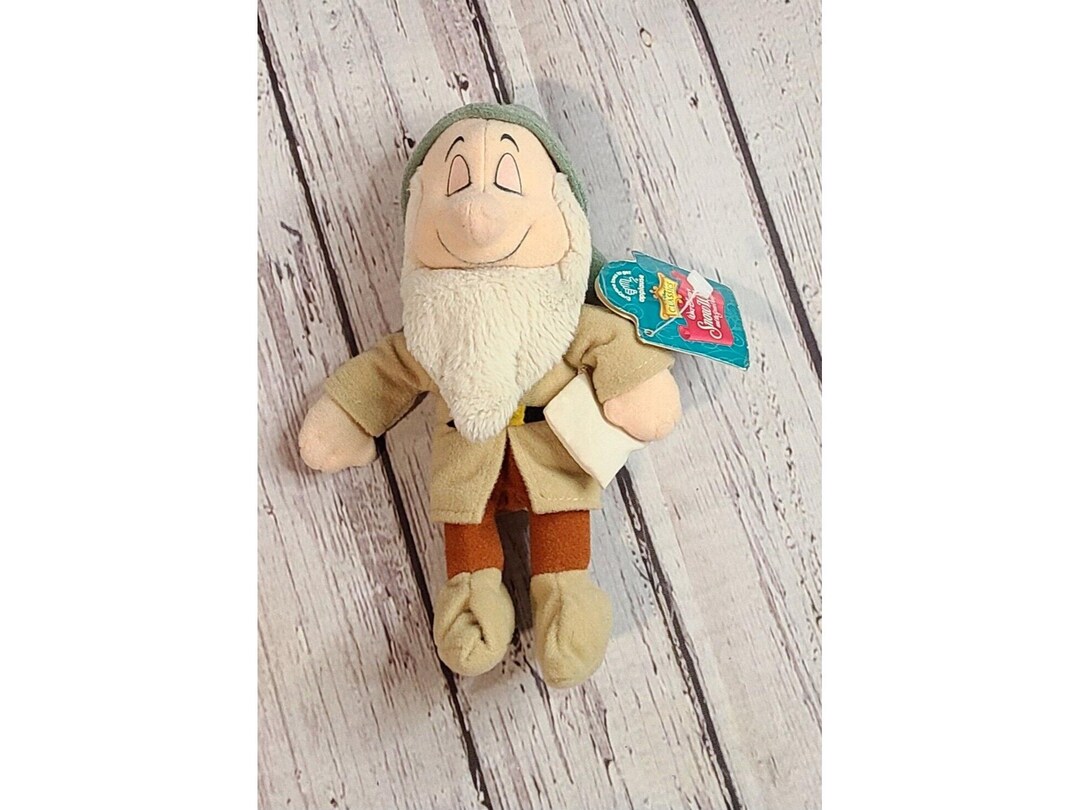 7 Vintage Applause sleepy Dwarf Plush W/ Pillow Beanbag Toy Snow White ...