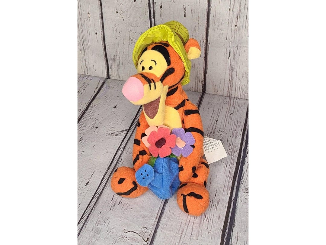 9" Disney Store "may Tigger" Winnie the Pooh Tiger Cat Beanbag Plush ...