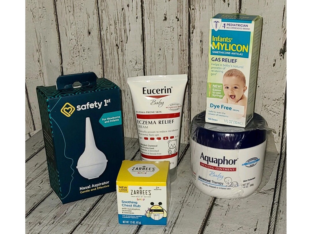Lot of NIB Baby Medicine Rash Ointment Aquaphor Eucerin Zarbees Mylicon ...