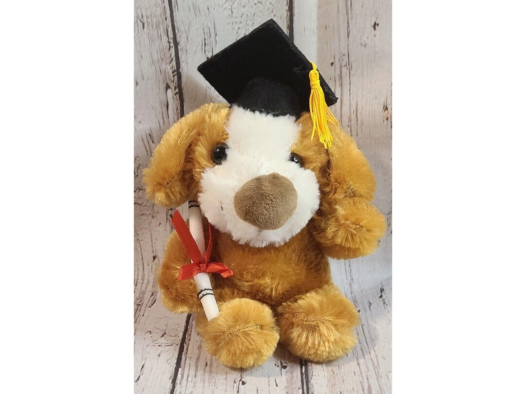 6 Dan Dee Graduation Dog Plush Puppy Diploma Graduate Stuffed Animal ...