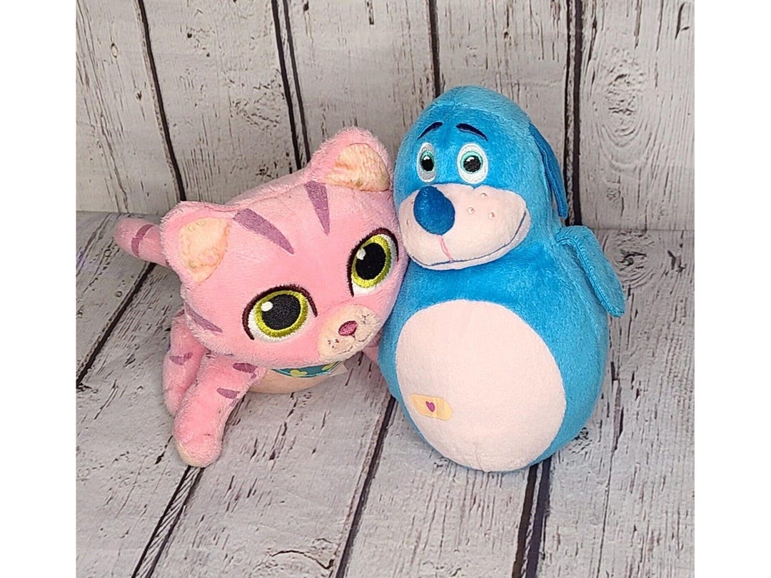 6 Doc Mcstuffins Whispers & Boppy Cat Dog Stuffed Animal Toy Disney Jr ...