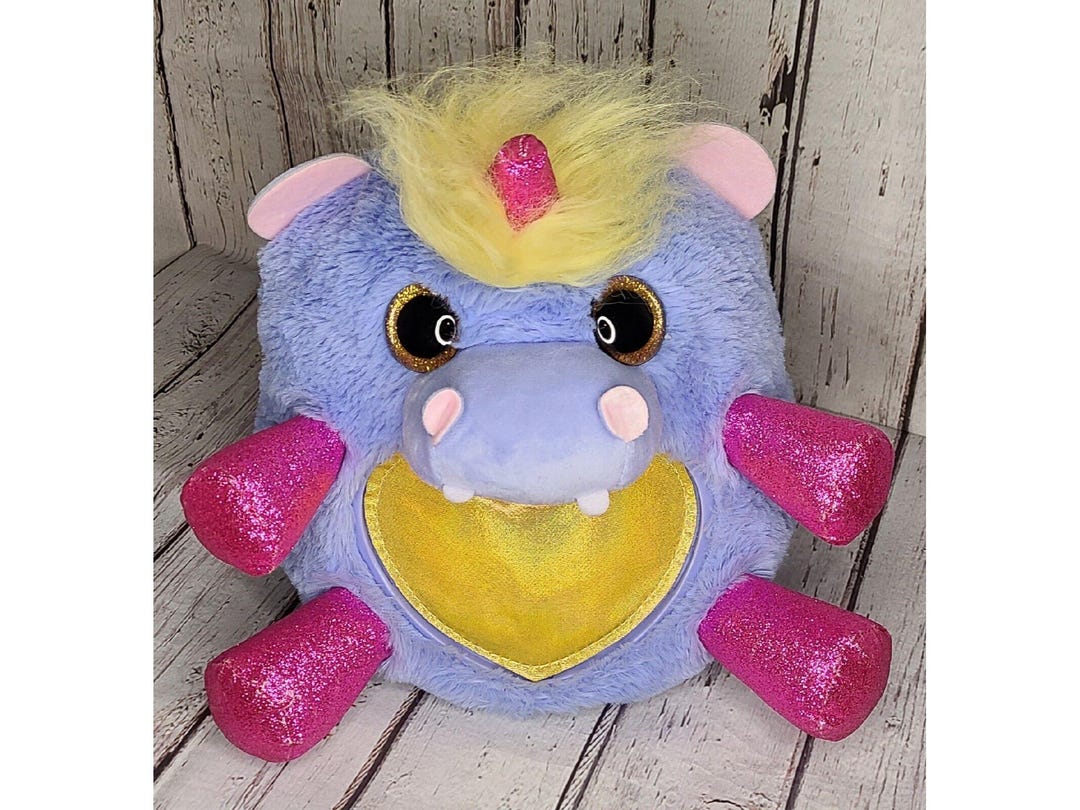 10 Rainbocorns Blue Hippo Fairycorn Plush Pink Glitter Gold Heart ...