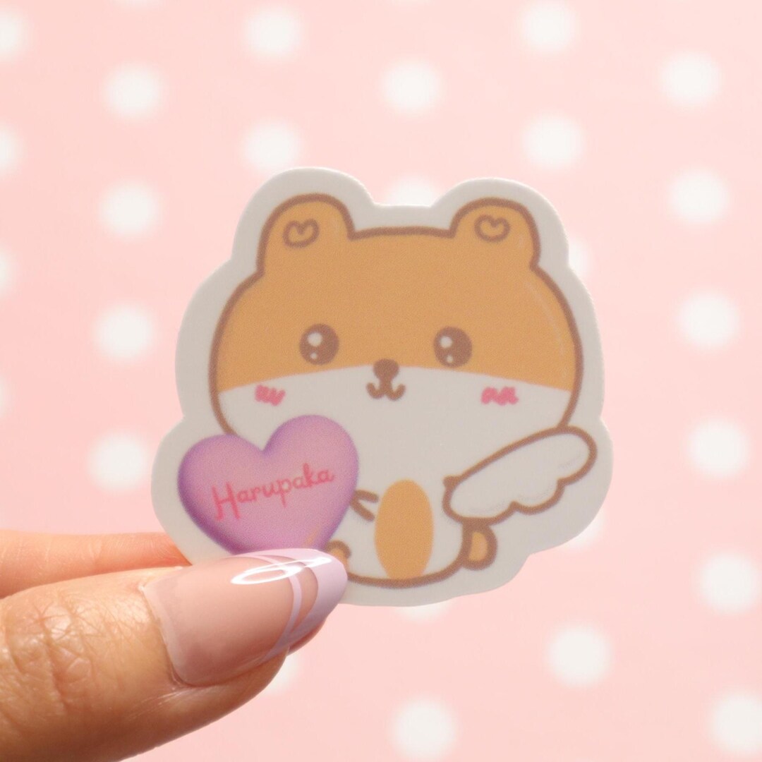 Hamster Angel Stickers, Kawaii Angel Cosplay, Cute Hamster Stickers ...