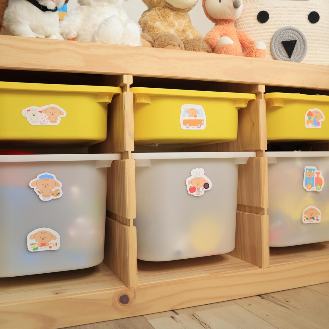 IKEA Trofast Toy Bin Storage Labels, Visual Pictures, Montessori ...