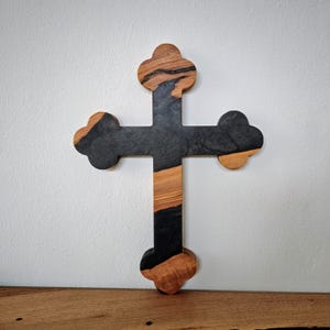 Bottoni Olive Wood Wall Cross | Handmade Crucifix | Olive Wood Decor ...