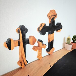 Bottoni Olive Wood Wall Cross | Handmade Crucifix | Olive Wood Decor ...