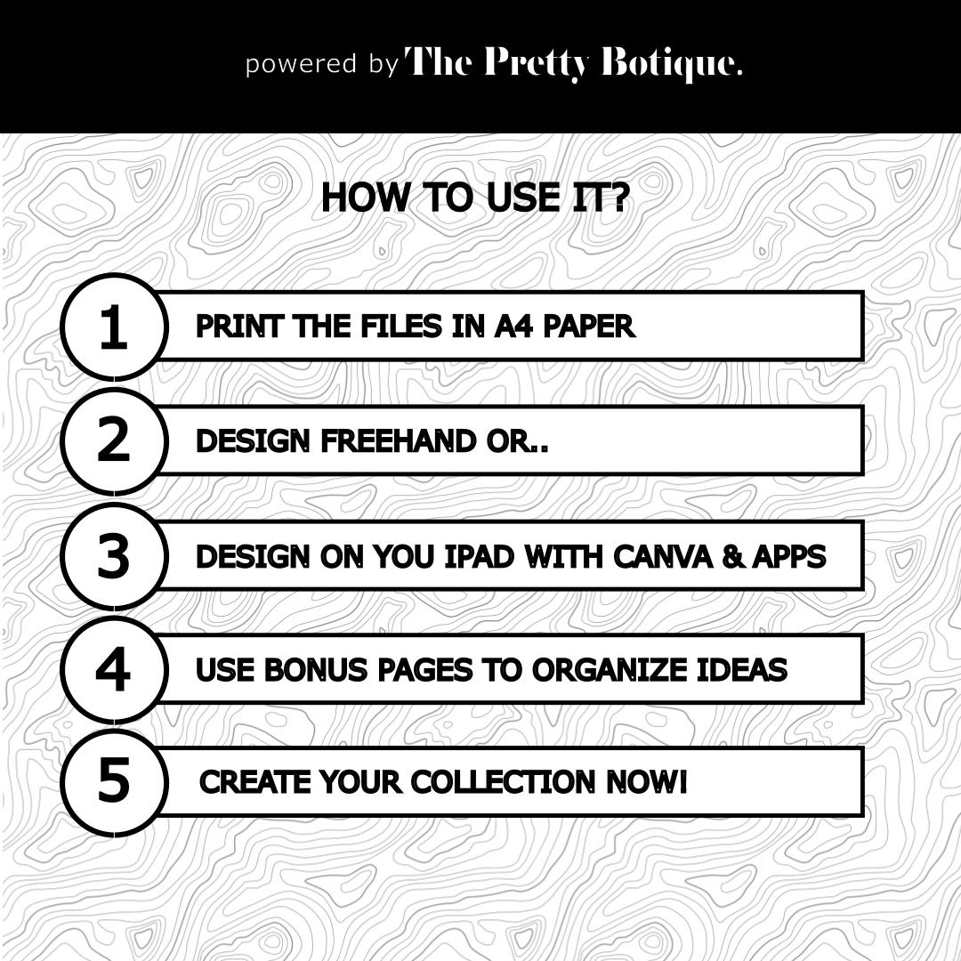 Plus Size Croquis Pack PDF – Curvy Fashion Mannequins – Front Back ...