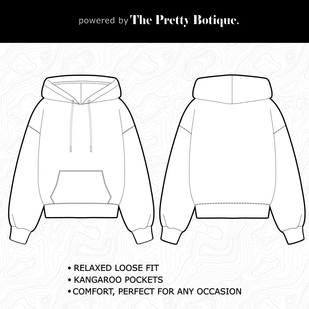 Oversized Hoodie Sewing Pattern – Unisex Streetwear DIY (PDF) - Etsy