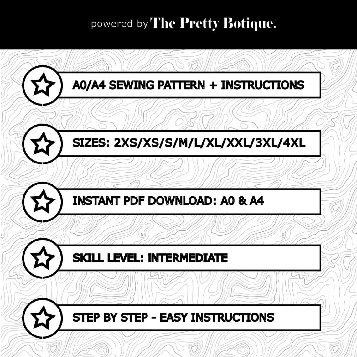 Bootcut Flared Pants Sewing Pattern PDF: Unisex DIY Trousers (2XS-4XL ...