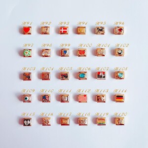 Gold Italian Bracelet, Custom Gold Italy Charms, Personalized Italian ...