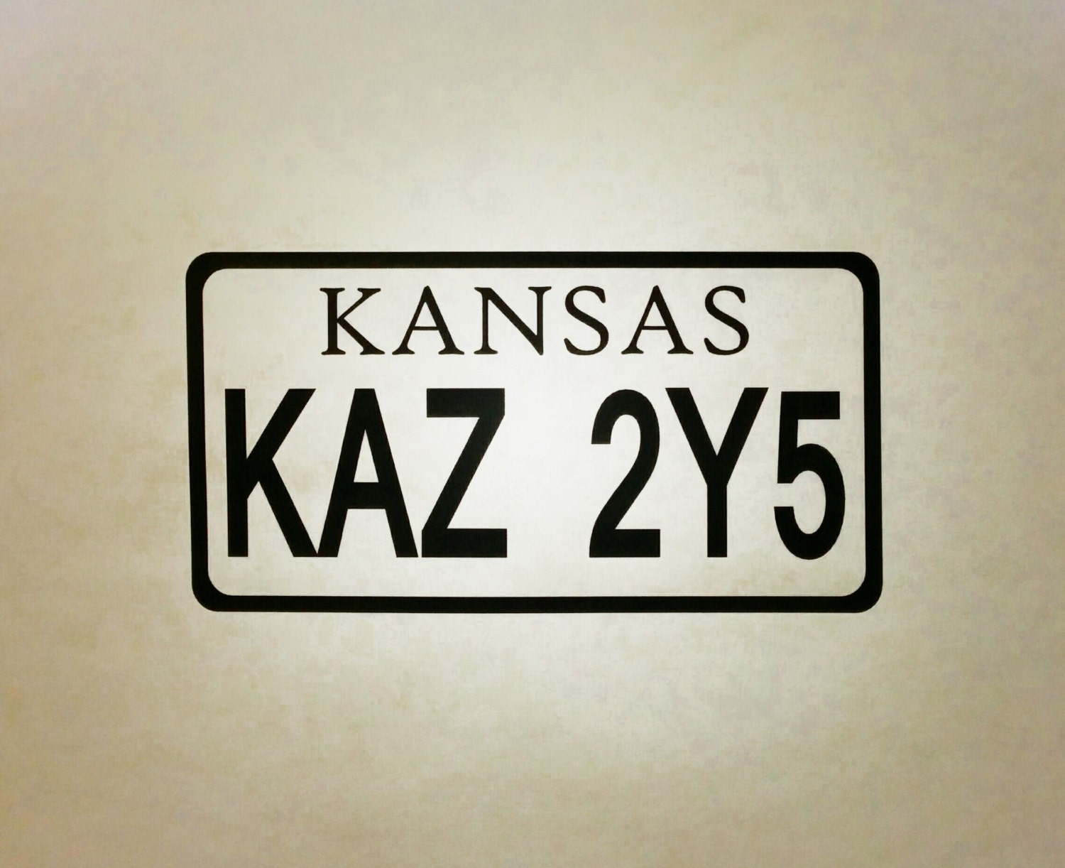 Impala Supernatural License Plate