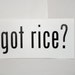 Got Rice? Precision Die Cut Vinyl Car Window Decal Sticker - Etsy