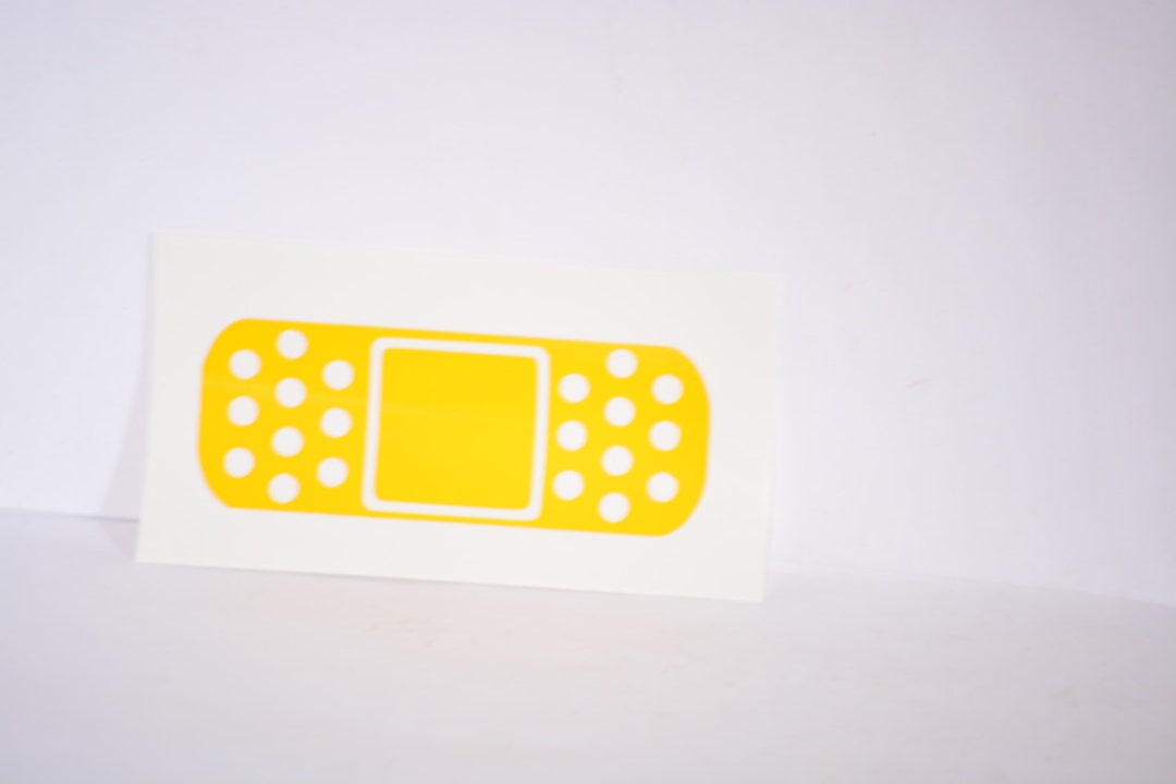 Small Bandage Precision Cut Vinyl Car Window Decal Sticker to Cover up ...