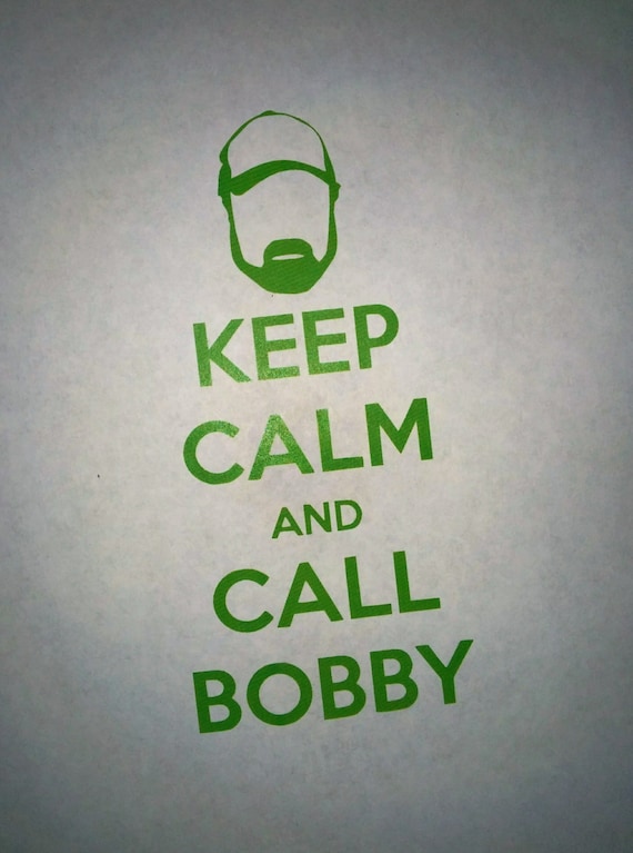 Supernatural Keep Calm and Call Bobby Precision Die Cut Vinyl - Etsy