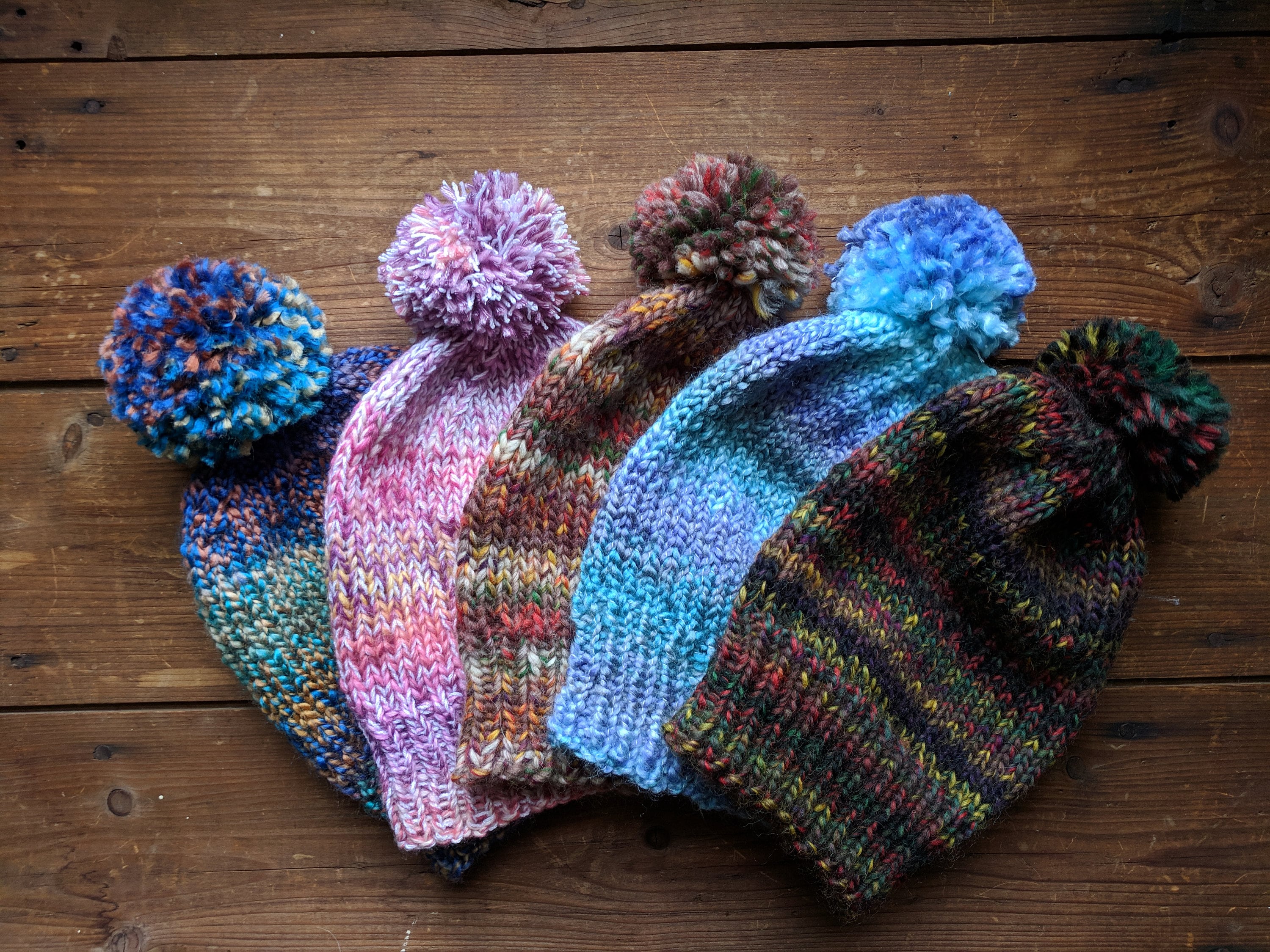 The Jane Knit Wool Chunky Winter Hat in Ziggy Marley With Large ...