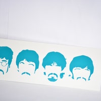 Car Decal - the Beatles; Car Decal - the Fab Four; the Beatles Car ...