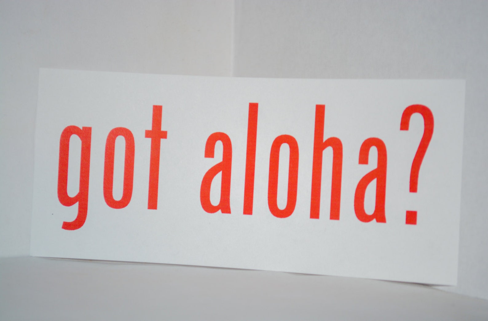 Got Aloha Precision Die Cut Vinyl Car Window Decal Sticker - Etsy