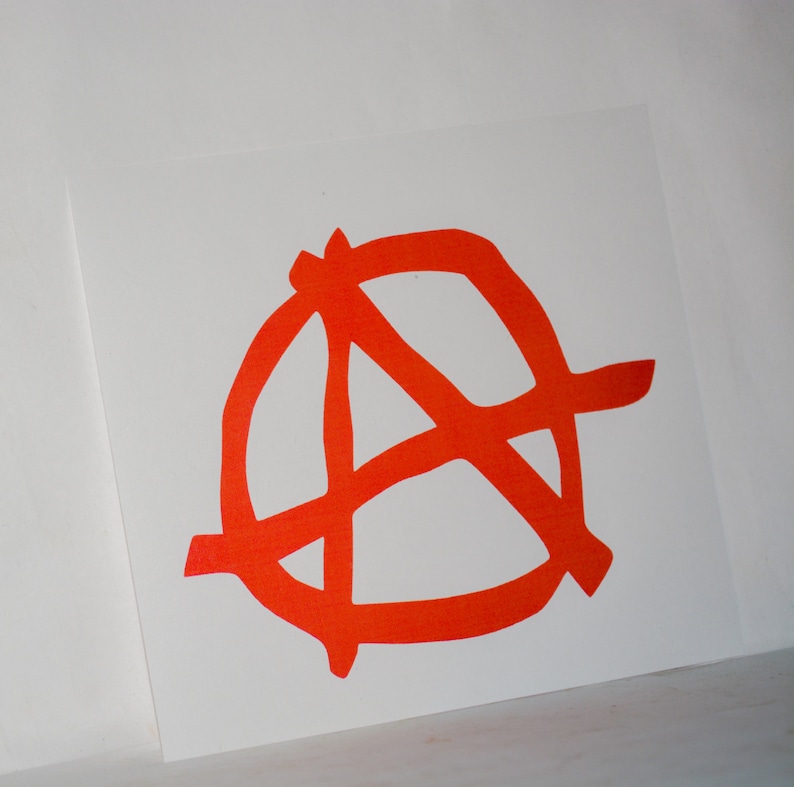 Anarchy Symbol Precision Die Cut Vinyl Car Window Decal Sticker - Etsy