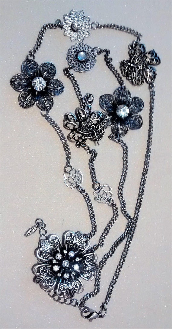 OJN-128: VCLM Vintage, Metallic Filigree and Rhinest… - Gem