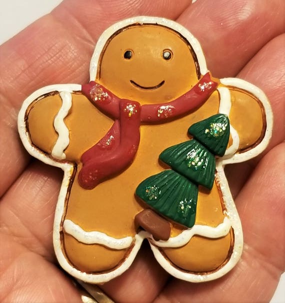CH-114: A Fat Little Christmas Gingerbread Man One of the | Etsy