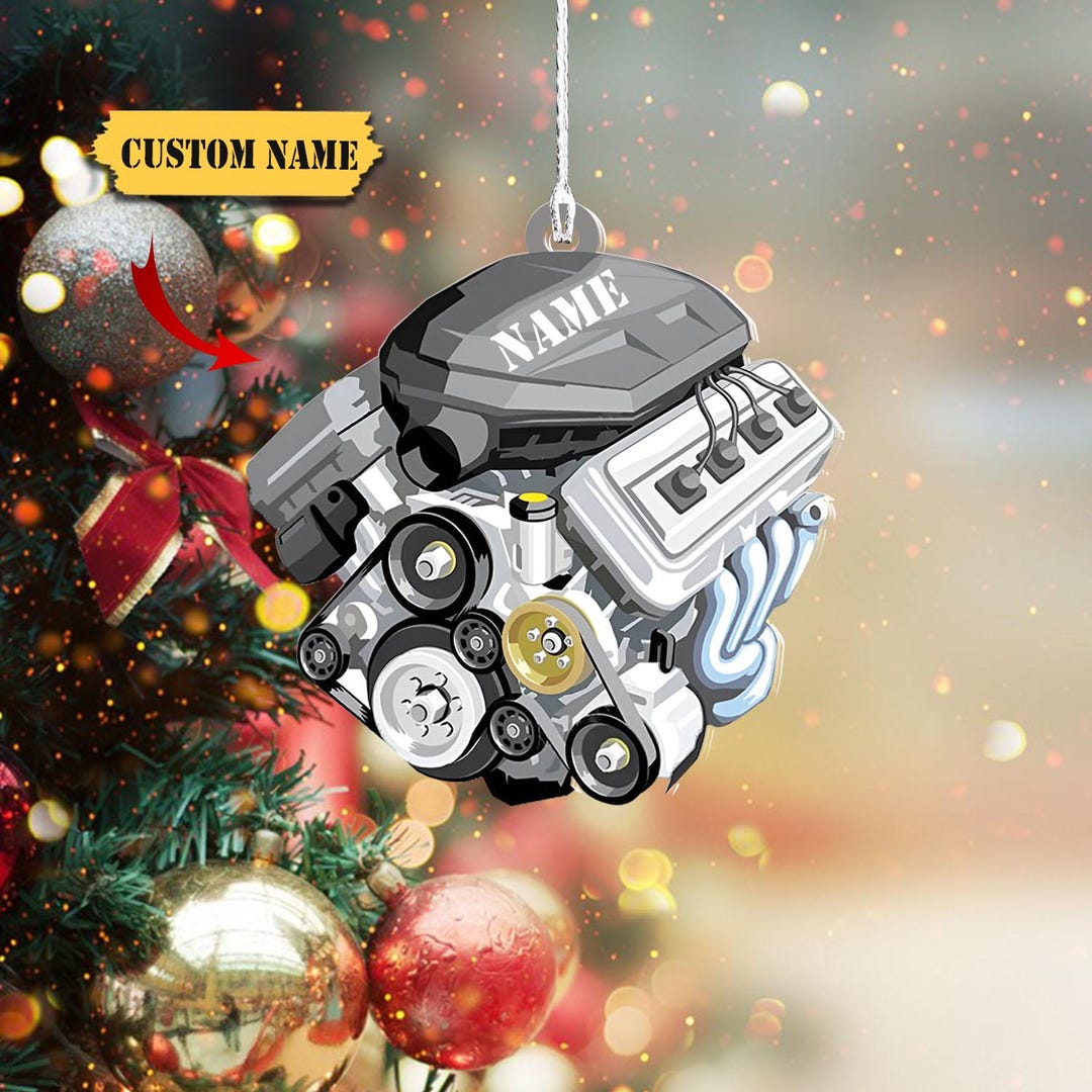 Mechanic Custom Shaped Acrylic Christmas Ornament 2D, Custom Tools ...