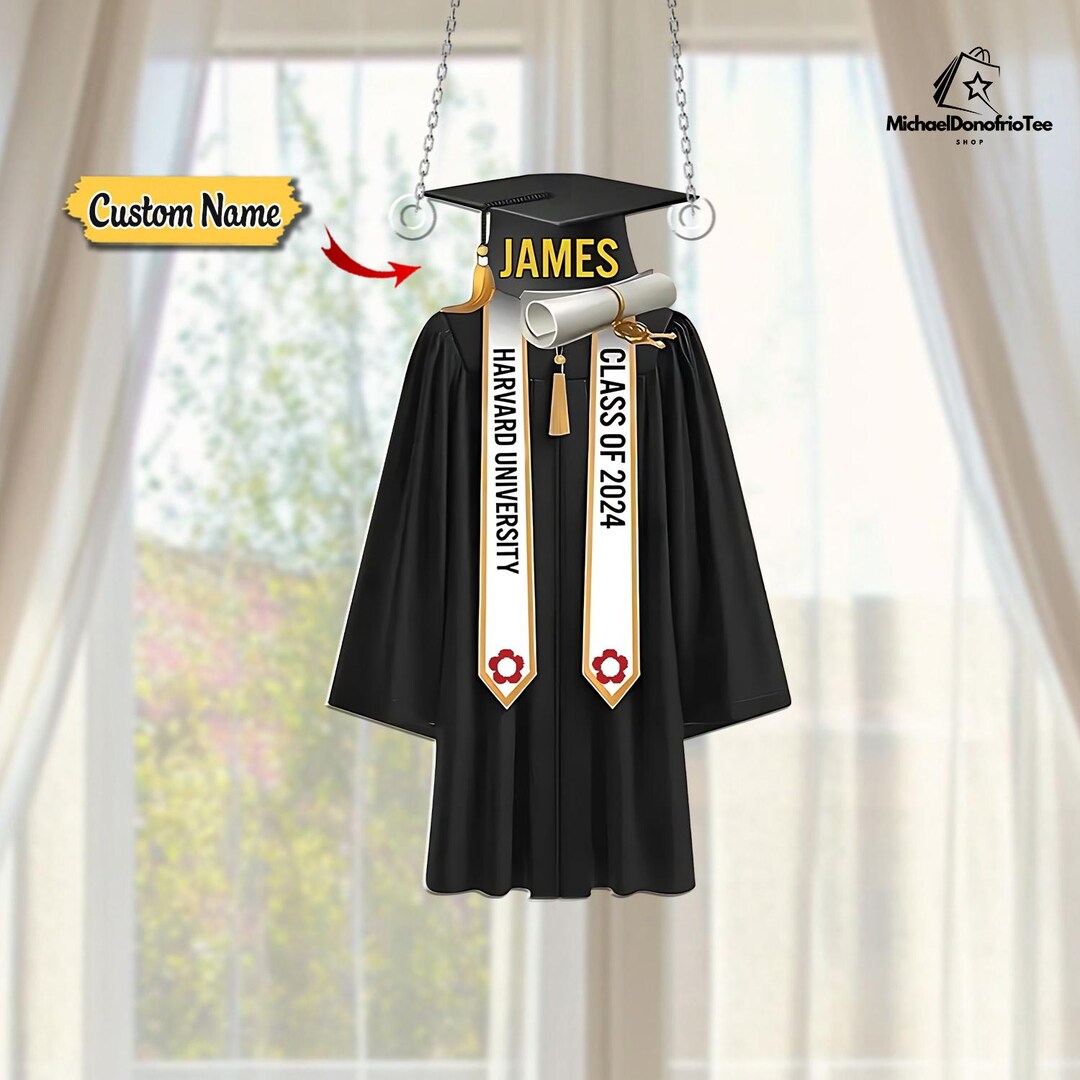 Personalized Graduation Window Acrylic, Personalized Class of 2025 ...