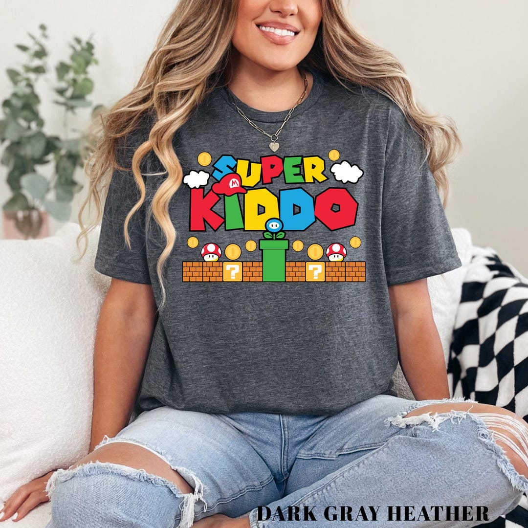 Super Mario Daddio Shirt, Mario Dad Shirts, Super Mario Father's Day ...